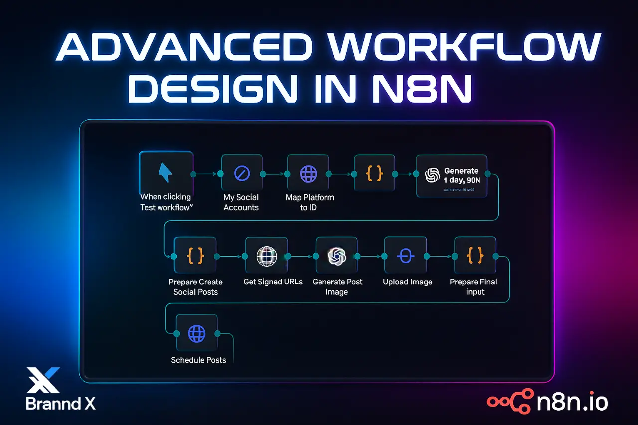 Smart n8n Automation & AI Workflows | Brannd X Agency